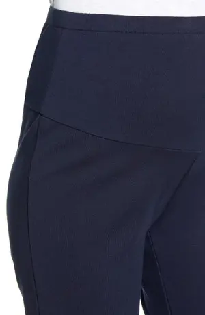 ANGEL MATERNITY Straight Leg Trousers - Navy