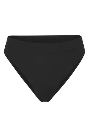 SKIMS Stretch Cotton Jersey Cheeky Tanga - Soot