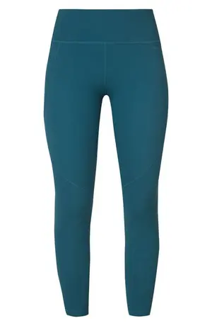 Sweaty Betty Power 7/8 Workout Pocket Leggings - Deep Green