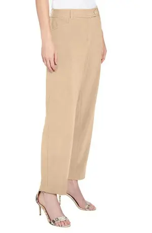 Jones New York Straight Leg Pants - Praline