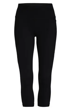 Sweaty Betty Power Workout Crop Pocket Leggings - Black