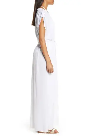 Elan Wrap Maxi Cover-up Dress
