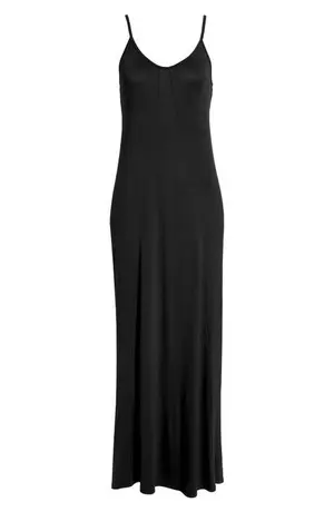 Loveappella Stretch-knit Maxi Dress - Black