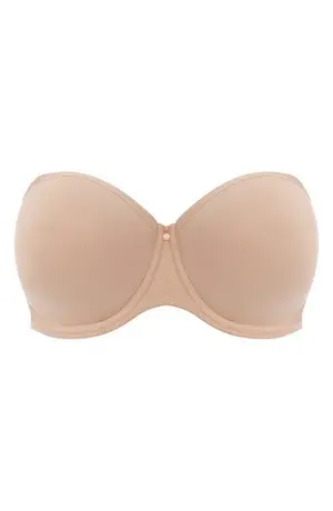 Elomi Smooth Full Figure Strapless Underwire Bra - Sahara