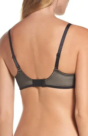 Chantelle Rivele Moi Perfect Fit Underwire Bra - Black/nude