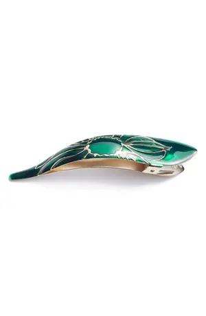 FICCARE Ficcare Maximas Lotus Hair Clip Emerald