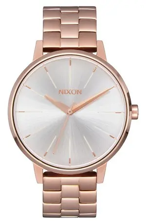 Nixon Nixon The Kensington Bracelet Watch Rose Gold/ White