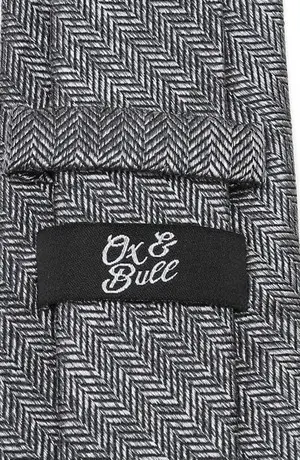 CUFFLINKS, INC. Herringbone Textured Neck Tie