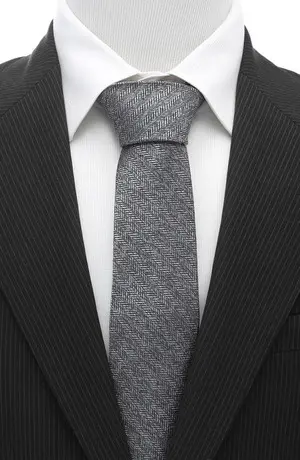 CUFFLINKS, INC. Herringbone Textured Neck Tie