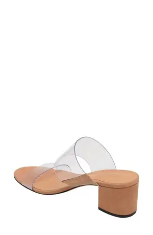 Schutz Victorie Slide Sandal - Transparente/honey