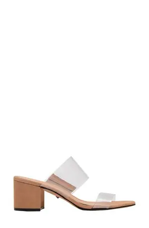 Schutz Victorie Slide Sandal - Transparente/honey