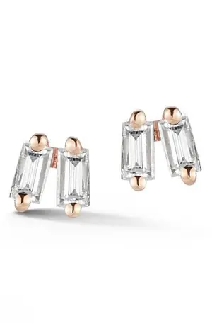 Dana Rebecca Designs Baguette Earrings