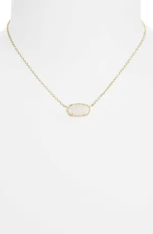 Kendra Scott Elisa Pendant Necklace - Iridescent