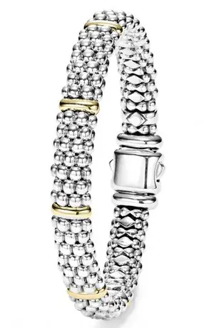 Lagos Caviar Rope Bracelet - Silver