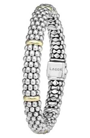Lagos Caviar Rope Bracelet - Silver
