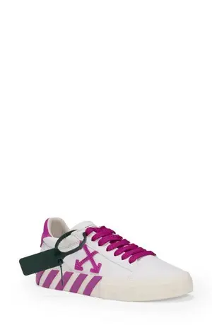 Off-White Vulcanized Low Top Sneakers White/ Fuschia