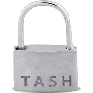 MARIA TASH Padlock Clicker Earring - White Gold