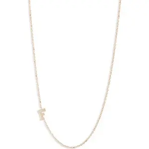 Anzie Diamond Initial Necklace - F