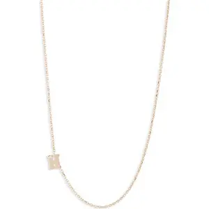 Anzie Diamond Initial Pendant Necklace - H