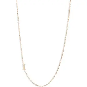 Anzie Diamond Initial Necklace I