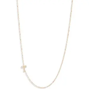 Anzie Anzie Diamond Initial Pendant Necklace T