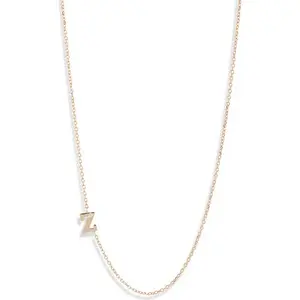 Anzie Anzie Diamond Initial Pendant Necklace Z