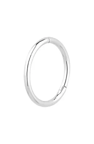 MARIA TASH 14k Gold Clicker Hoop Earring - White Gold