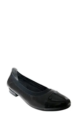 David Tate Glossed Flats For Women