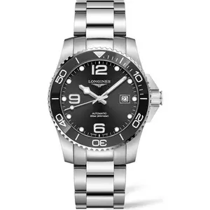 LONGINES Hydroconquest Automatic Bracelet Watch - Black