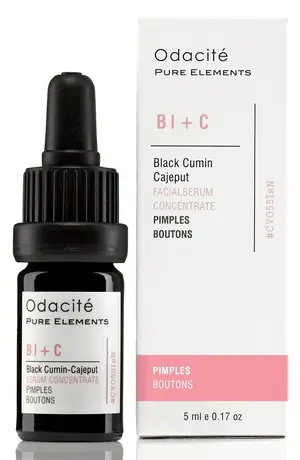 ODACITE Bl + C Black Cumin-cajeput Pimples Serum Concentrate