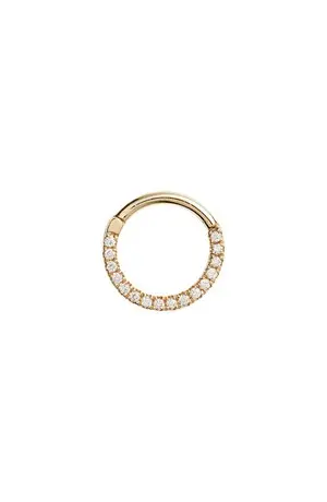 MARIA TASH 18k Gold Diamond Eternity Clicker Earring - Yellow Gold/diamond