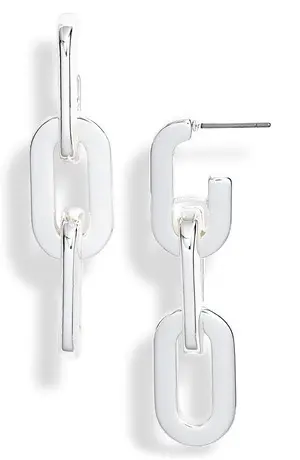 Jenny Bird Toni Drop Earrings Silver