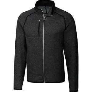 Cutter & Buck Mainsail Sweater Knit Full Zip Jacket - Charcoal Heather