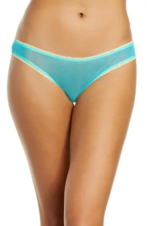 ON GOSSAMER Mesh Bikini Aqua Surf