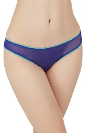 ON GOSSAMER Mesh Bikini Deep Sea