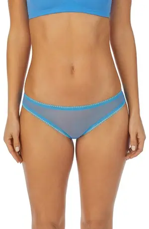 ON GOSSAMER Mesh Bikini Light Blue
