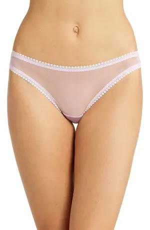 ON GOSSAMER Mesh Bikini Lupine