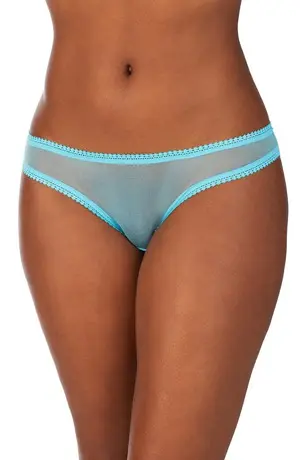 ON GOSSAMER Mesh Bikini Maui Blue