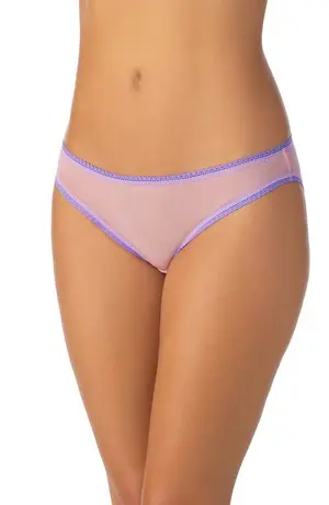 ON GOSSAMER Mesh Bikini Sea Pink
