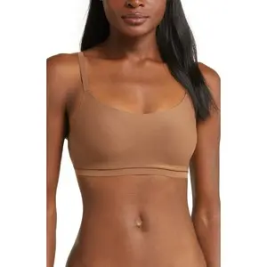 Chantelle Soft Stretch Scoop Padded Bralette - Cocoa