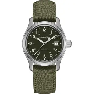 Hamilton Khaki Field Watch - Green/ Silver