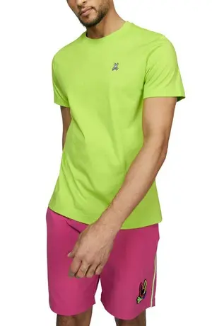 Psycho Bunny Classic Crewneck T-shirt Acid Lime