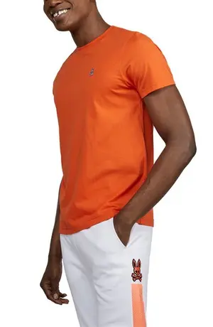 Psycho Bunny Classic Crewneck T-shirt Aly Orange