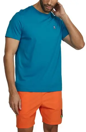 Psycho Bunny Classic Crewneck T-shirt Blue Clay