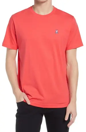 Psycho Bunny Classic Crewneck T-shirt Diva Pink