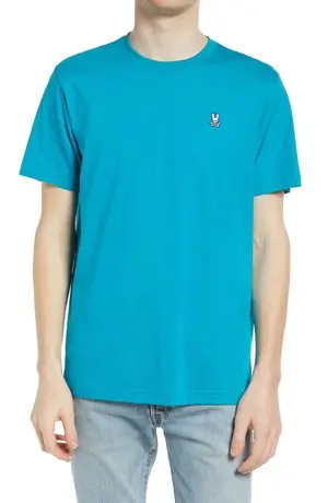 Psycho Bunny Classic Crewneck T-shirt Enamel Blue