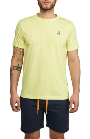 Psycho Bunny Classic Crewneck T-shirt Lemon Tonic