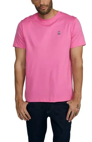 Psycho Bunny Classic Crewneck T-shirt Love Pink