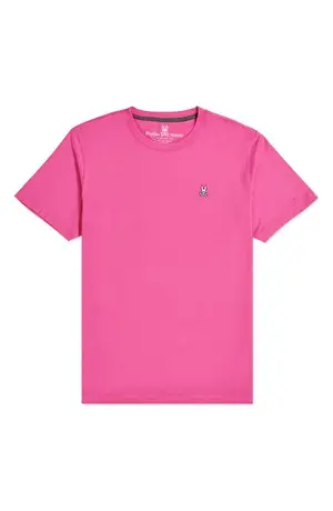 Psycho Bunny Classic Crewneck T-shirt Neon Magenta