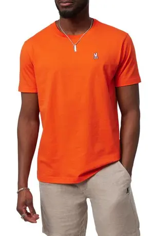Psycho Bunny Classic Crewneck T-shirt Tangerine Tango